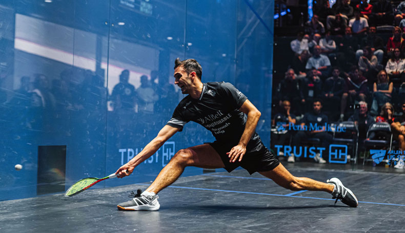 US Open 22: Pajares mit Mühe weiter! - squashnet.de